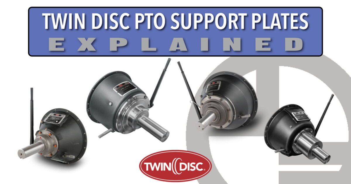 Twin Disc PTO Support Plates 101 | Palmer Johnson Power Systems