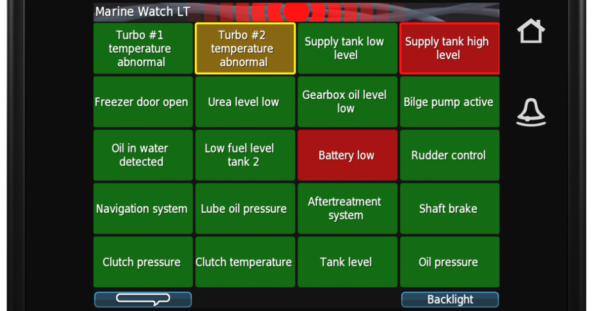 Auto Maskin LT-ACE Annunciator Panel | Palmer Johnson Power Systems