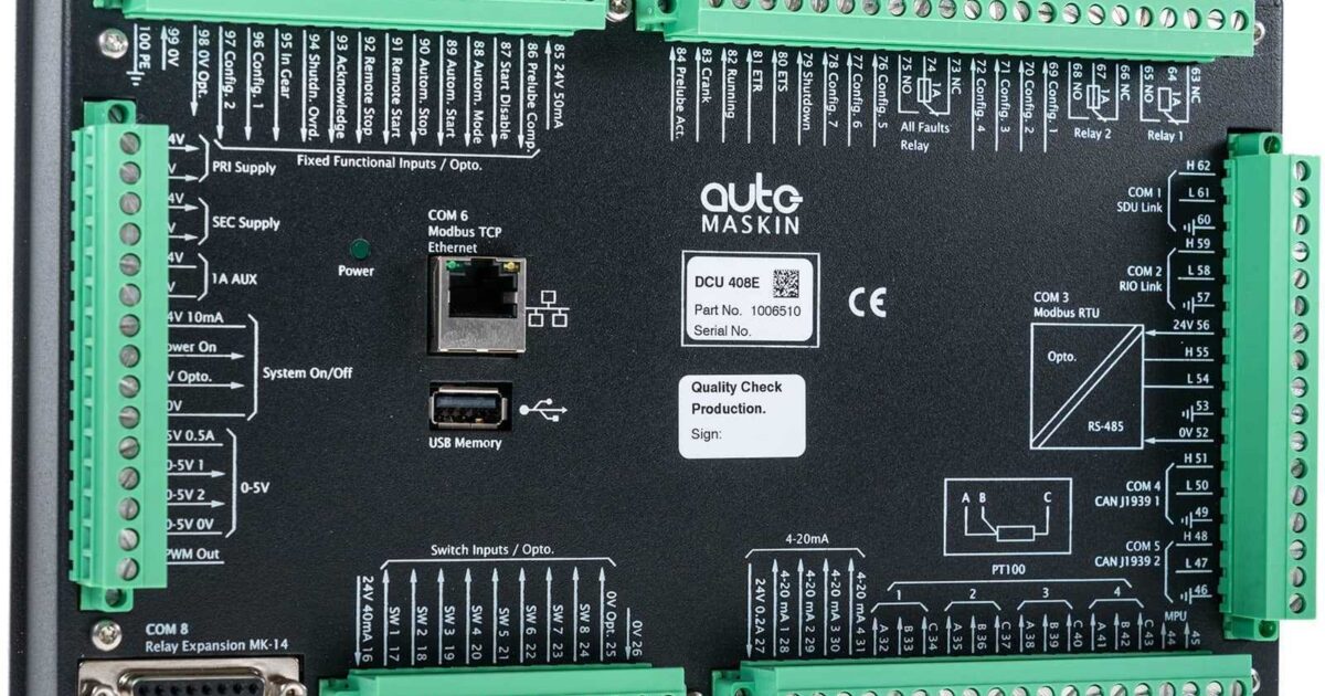 Auto Maskin DCU 408E Engine Controller | Palmer Johnson Power Systems