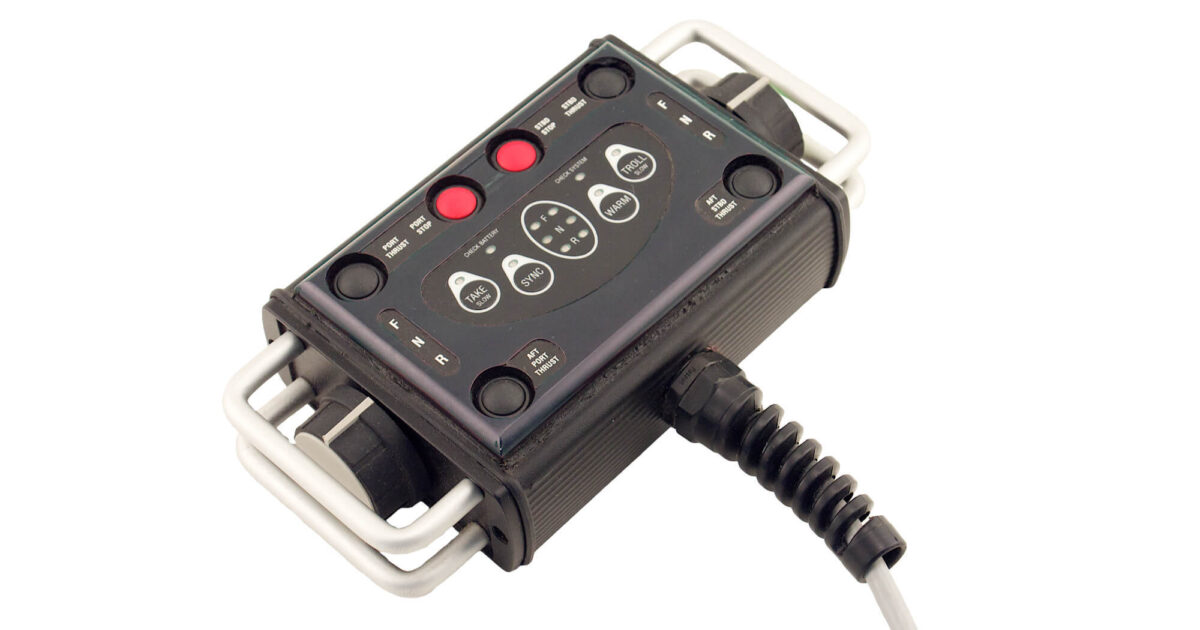 Glendinning Handheld Marine Control | Palmer Johnson Power Systems