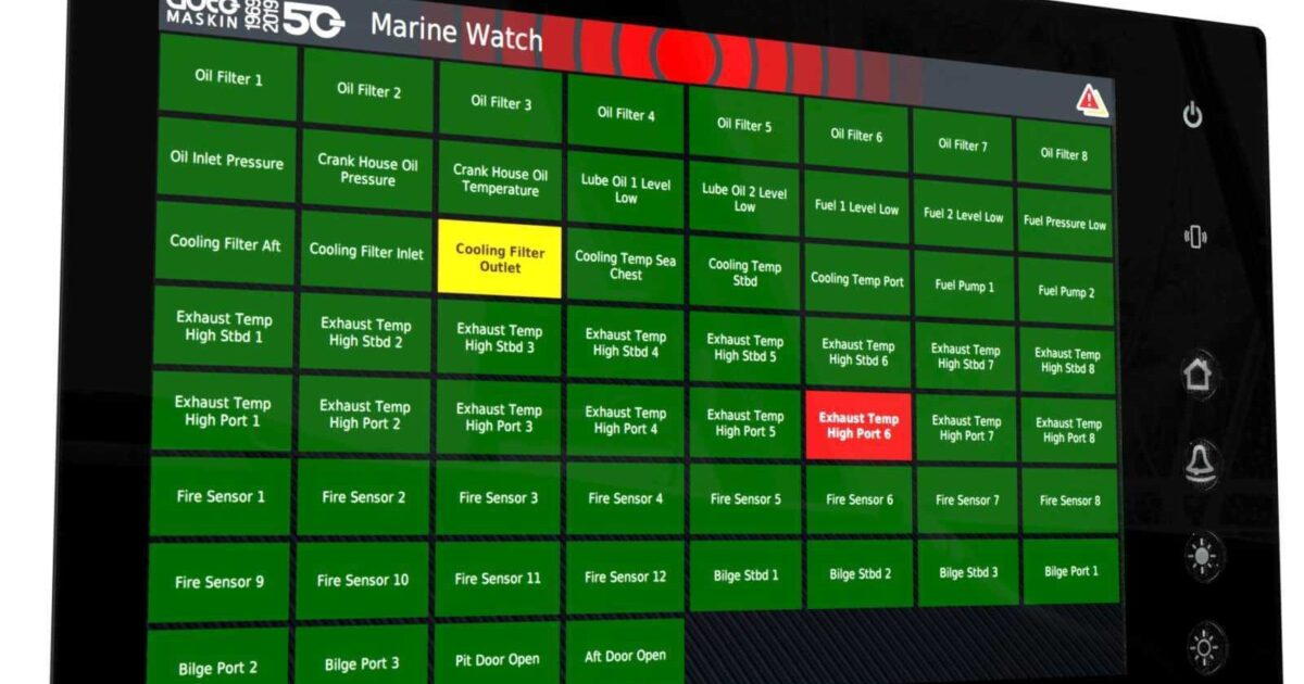 Auto Maskin Marine Watch Operator Panel | Palmer Johnson Power Systems
