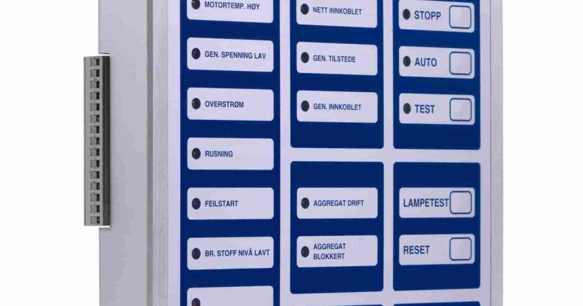 Auto Maskin V2 Industrial Emergency Gen Set Controller | Palmer Johnson ...